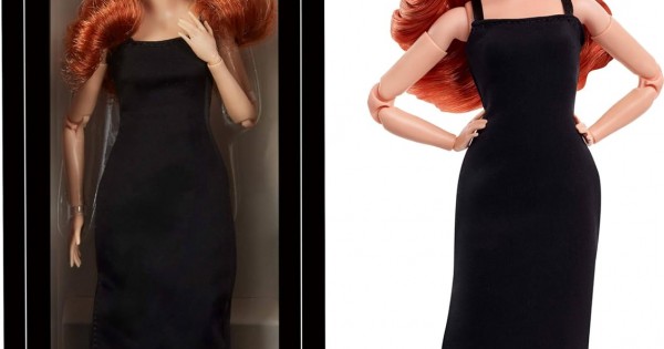 Barbie, Doll with Red Curly HairBasics 2025 Series 1, Doll 4, JBH74 - JBH74